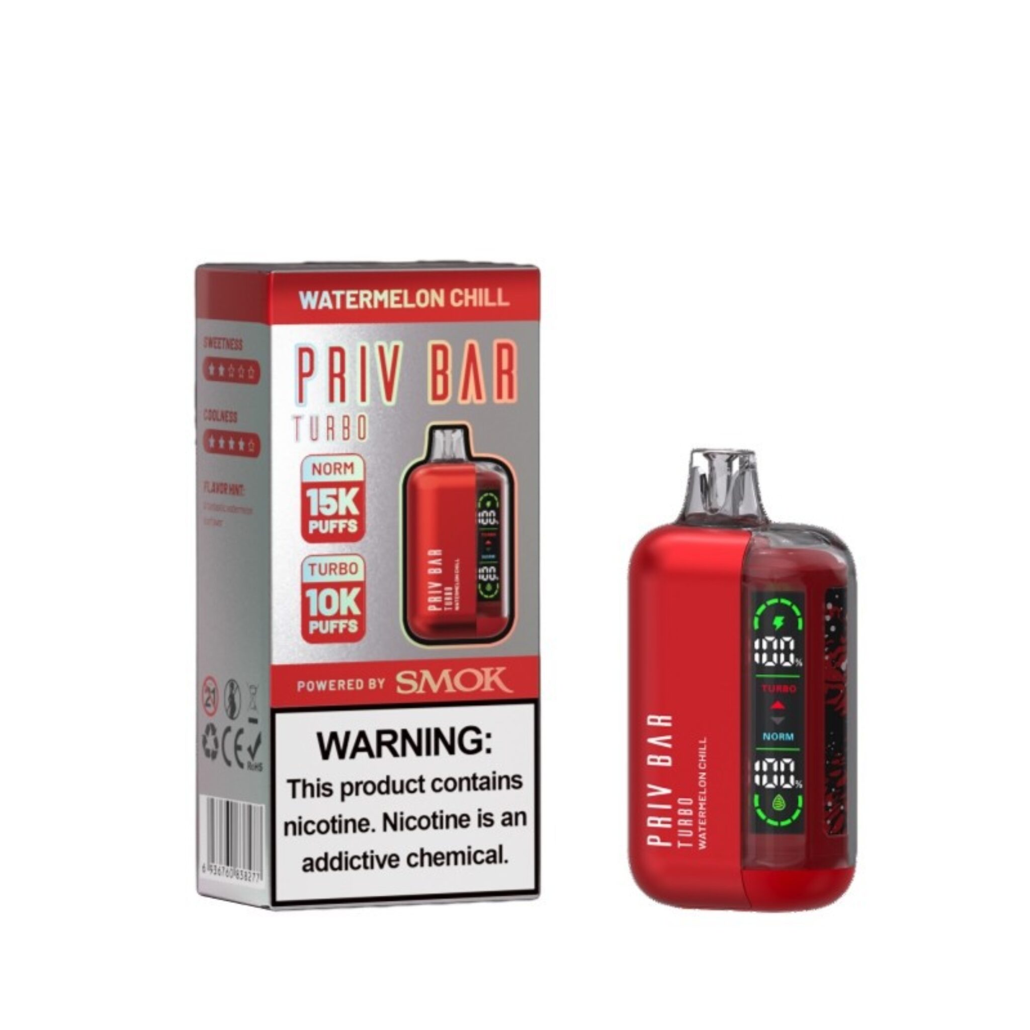 SMOK Priv Bar Turbo 15000 Disposable Vape - Vape Prices