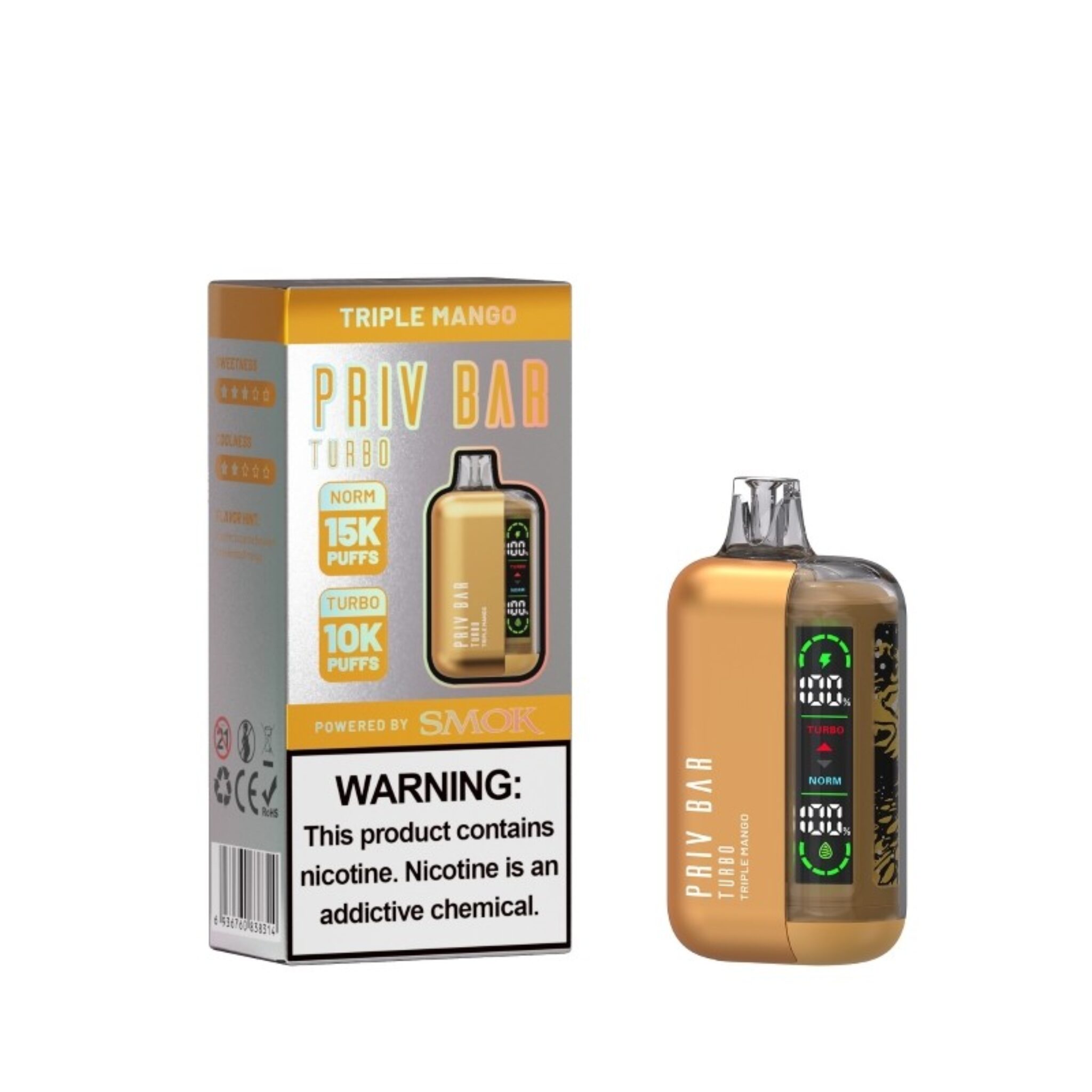 SMOK Priv Bar Turbo 15000 Disposable Vape - Vape Prices