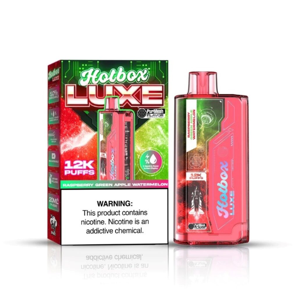Puff Hotbox Luxe 12K Disposable Vape 12000 Puffs - Vape Prices