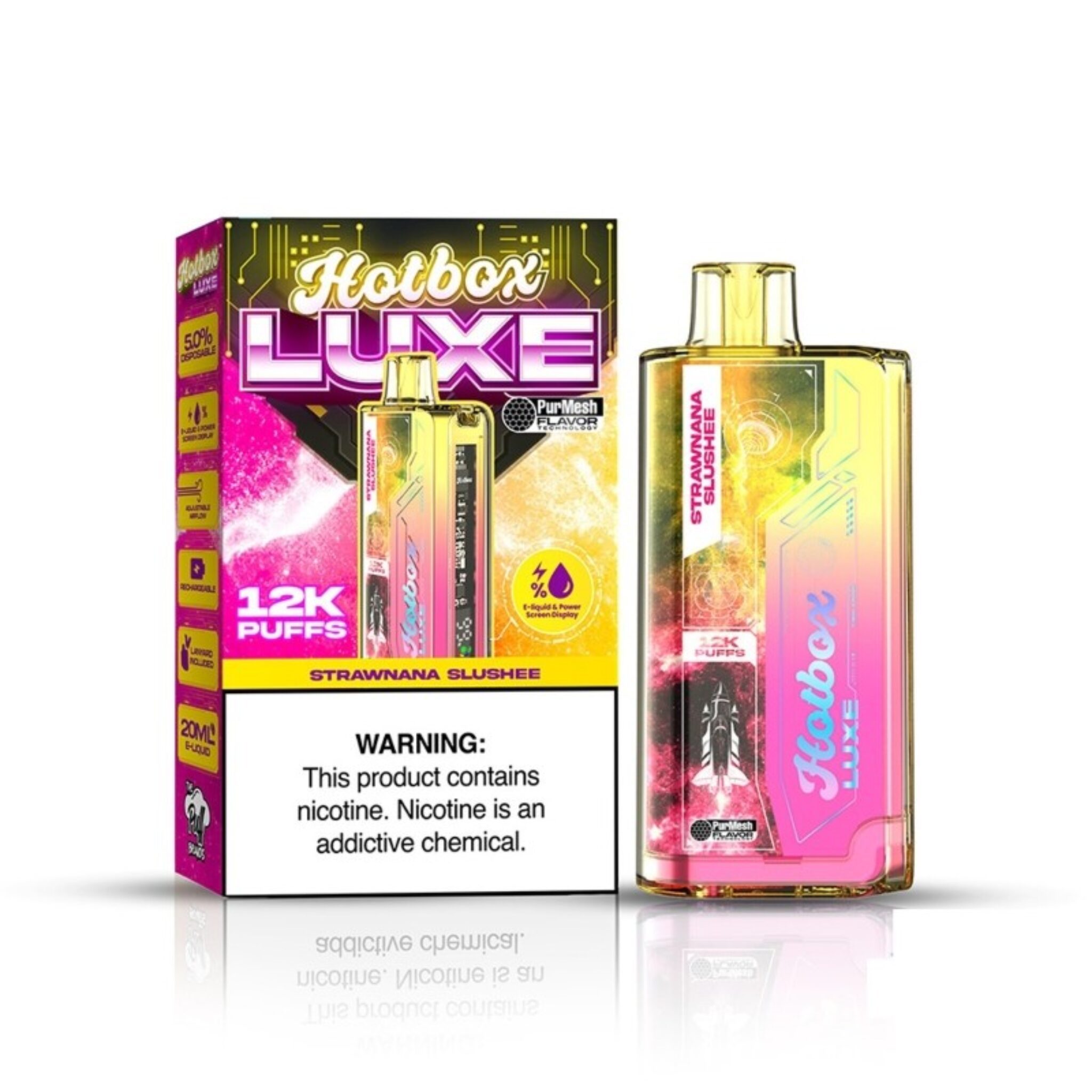 Puff Hotbox Luxe 12K Disposable Vape 12000 Puffs - Vape Prices