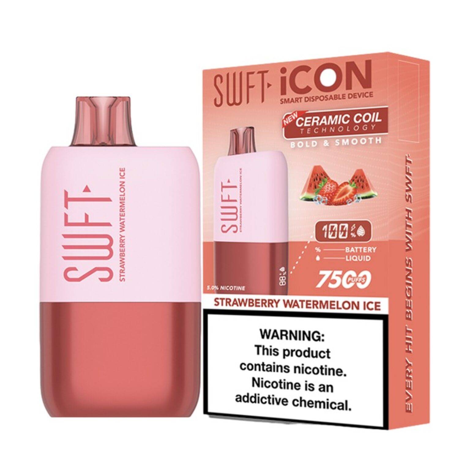 SWFT Icon 7500 Puffs Smart Display Disposable Vape - Vape Prices