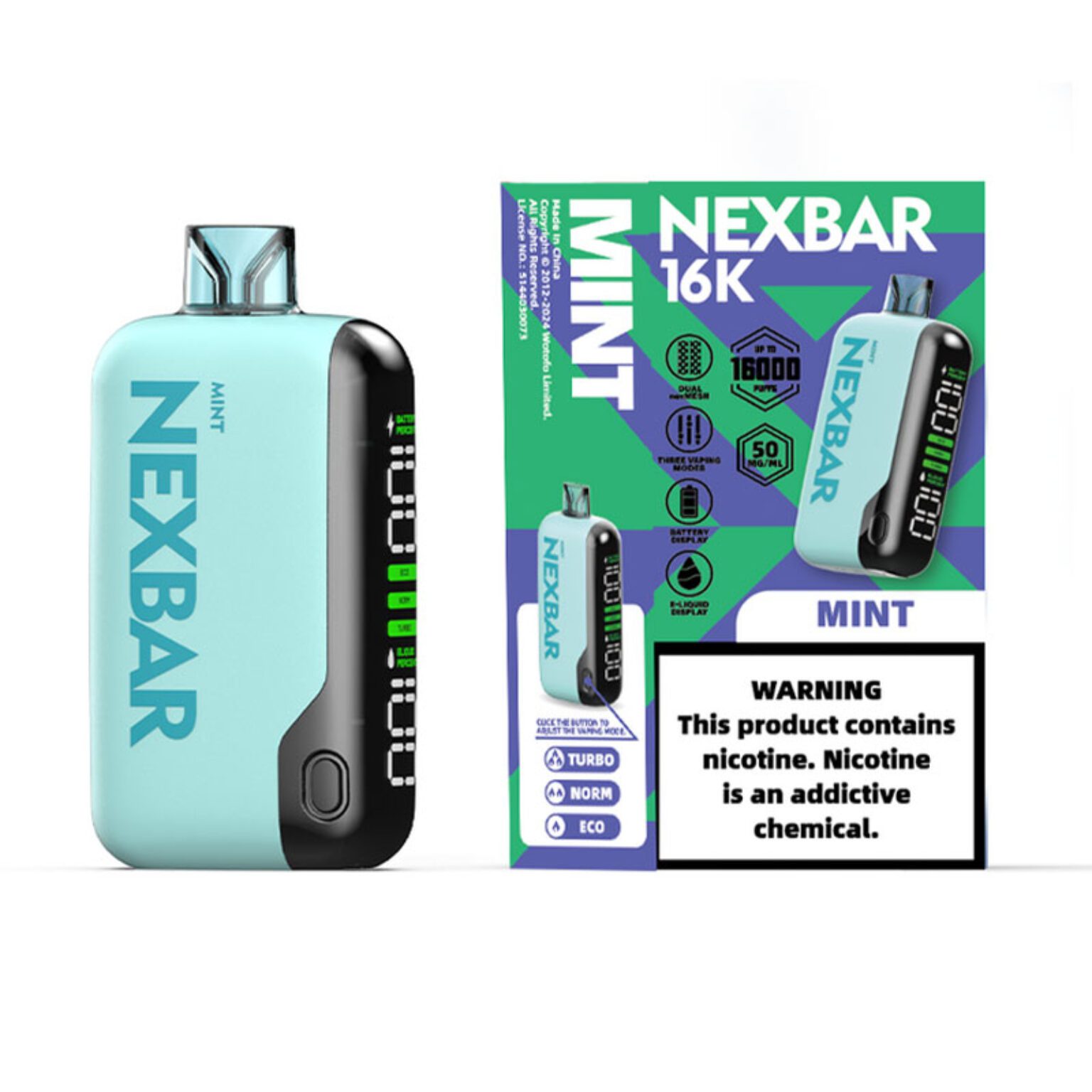 Wotofo NEXBAR 16K Disposable Vape 16000 Puffs - Vape Prices