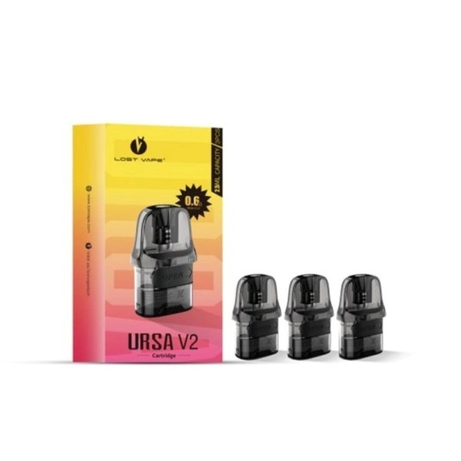 Lost Vape Ursa V2 Pod Cartridge (3pcs/pack) - Vape Prices