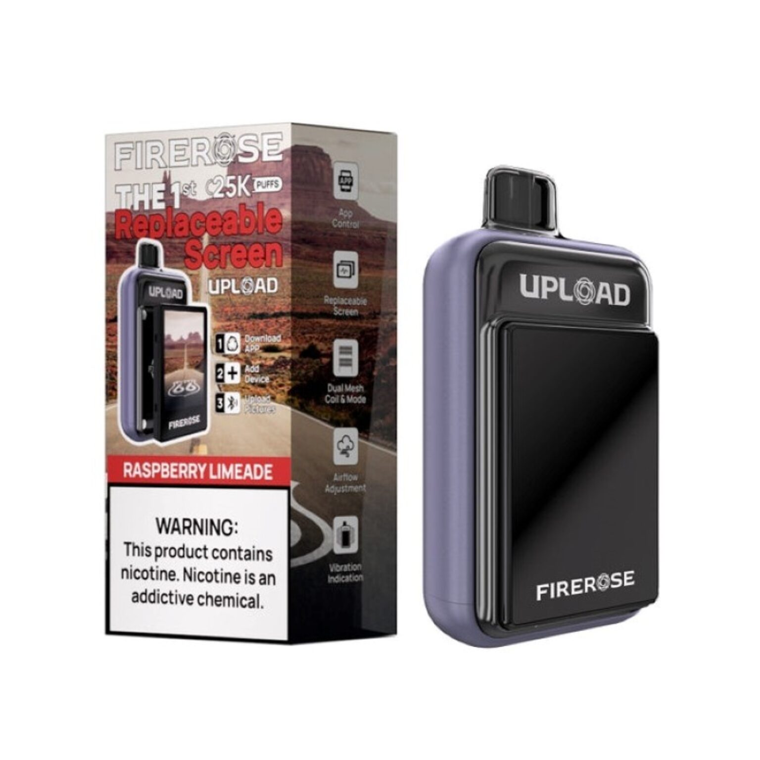 Firerose Upload 25000 Disposable Vape - Vape Prices