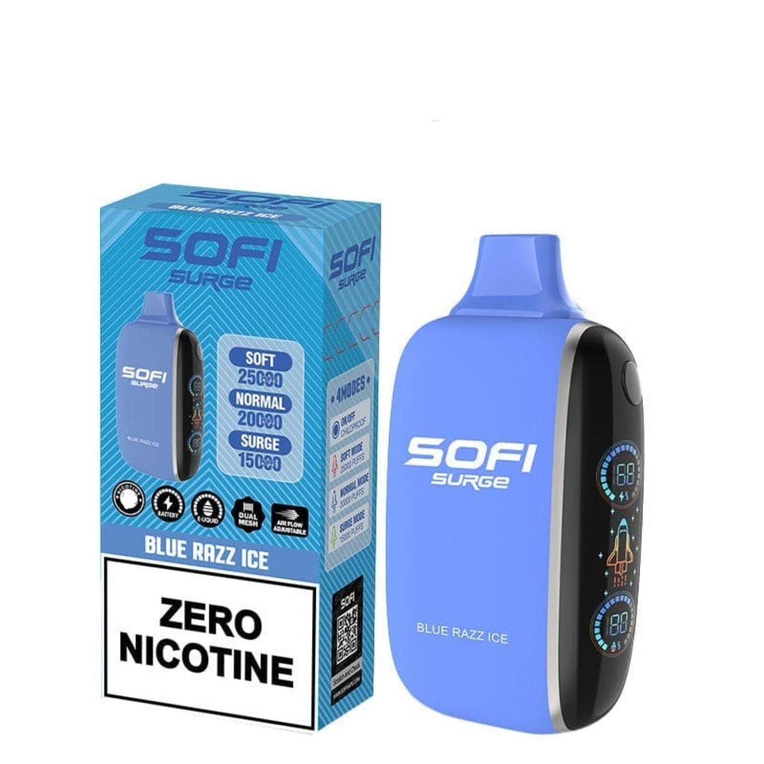 Sofi Surge Zero Nicotine 25000 Disposable Vape - Vape Prices