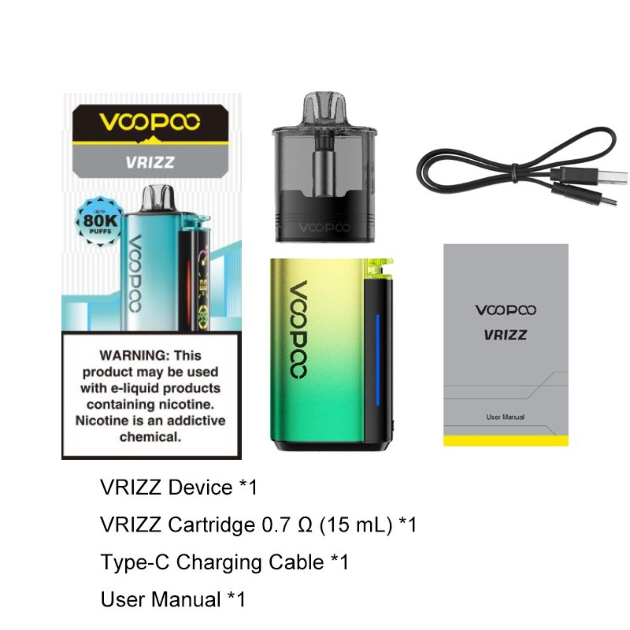 VOOPOO VRIZZ Pod System Kit - Vape Prices